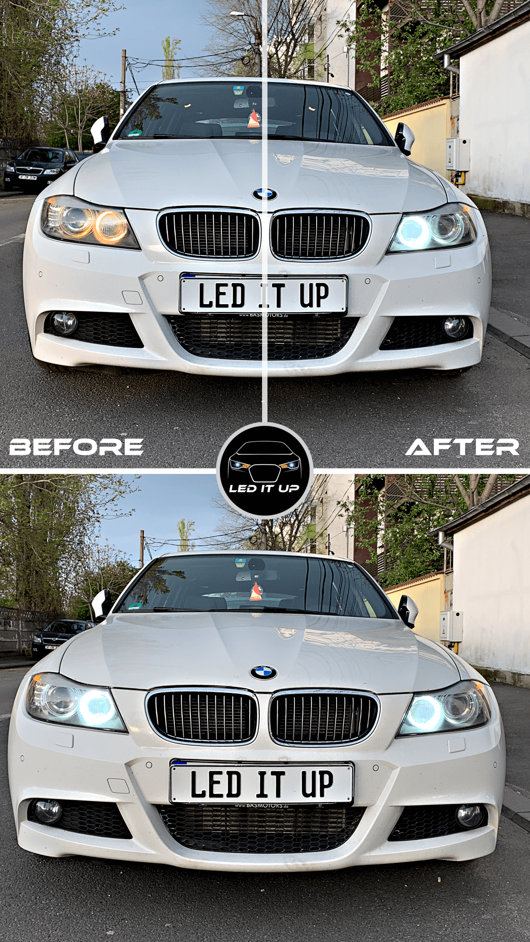 DRL & Pozitii fata BMW Seria 3 E91 LCI (2012) – Led It Up
