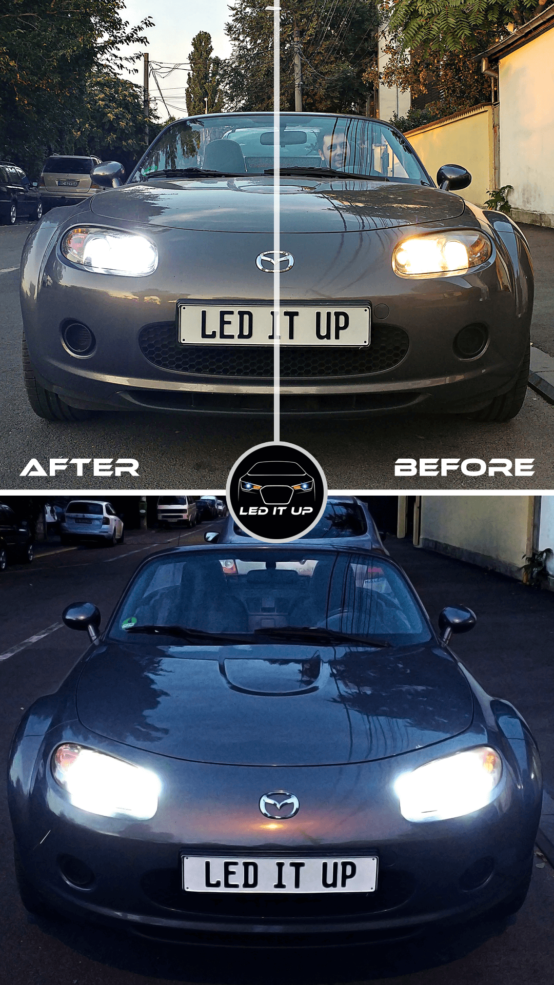 Faza lunga Mazda MX-5 3rd. Gen. NC (2007) – Led It Up