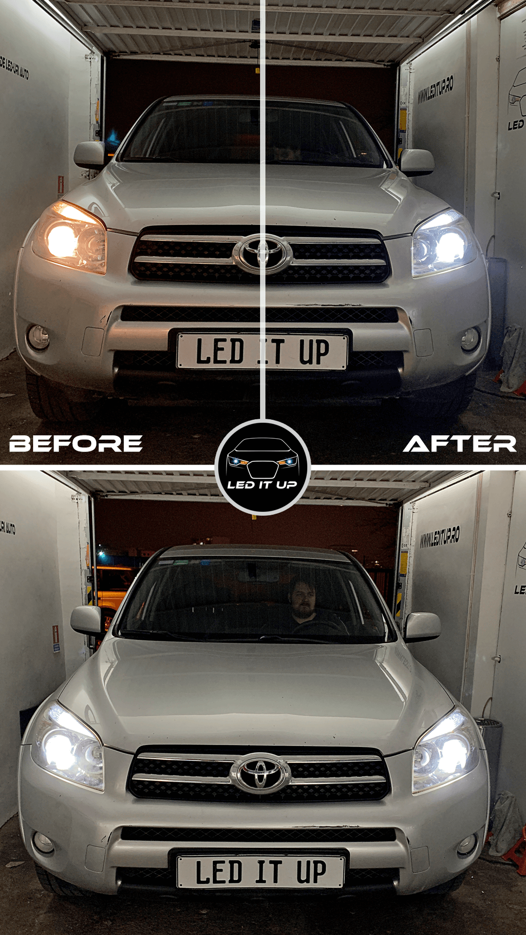 Faza scurta Toyota RAV4 3rd. Gen. PreFL (2008) – Led It Up
