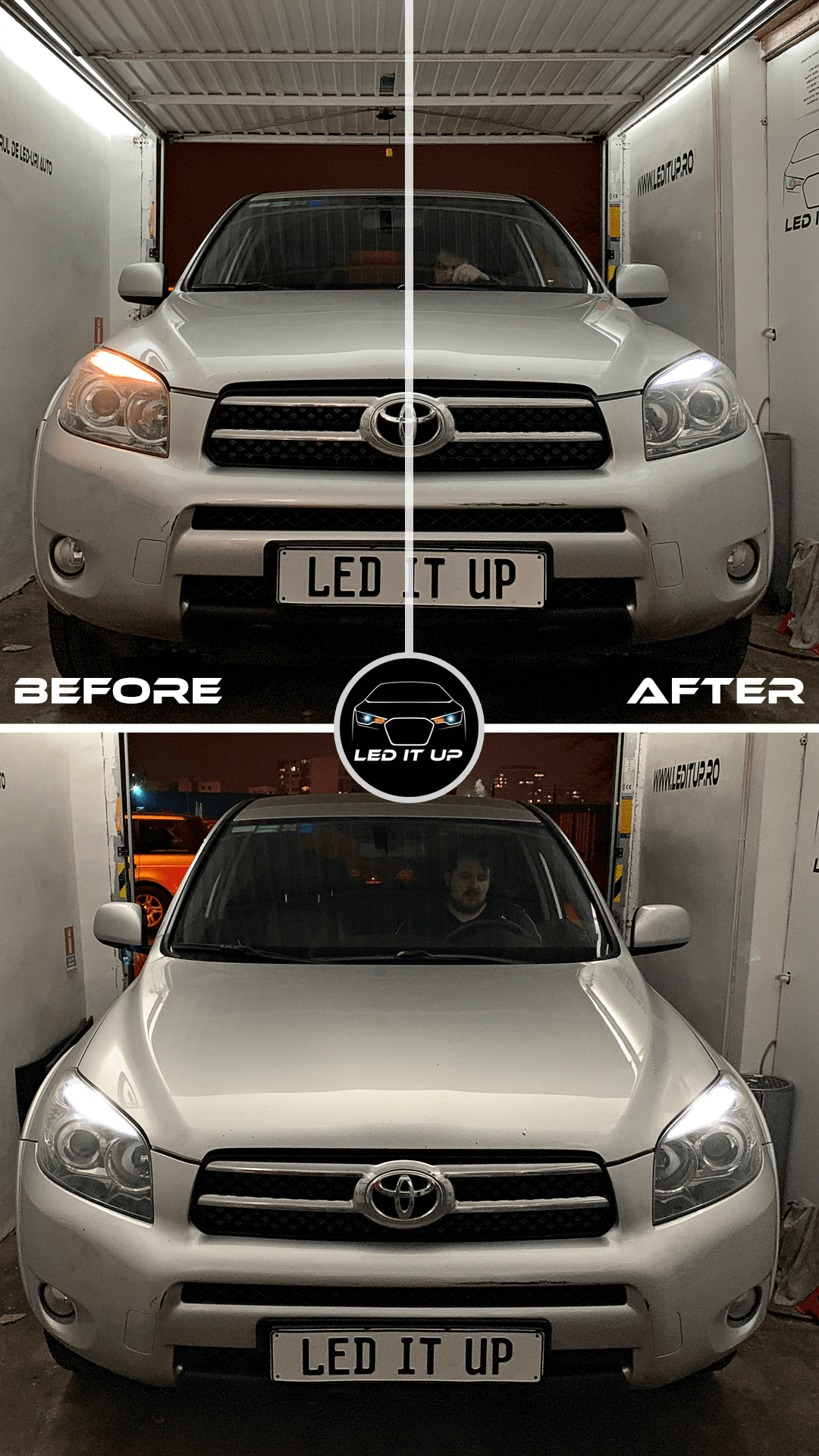 Pozitii fata Toyota RAV4 3rd. Gen. XA30 NonFL (2008) – Led It Up