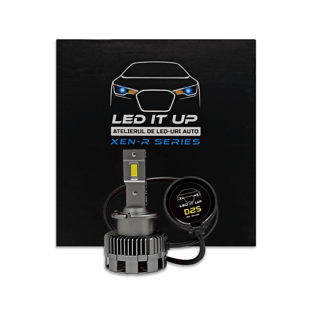 Kit LED D2S / D2R XEN-R Series V2 6.000K, 8.000 lumens / set - Plug ...